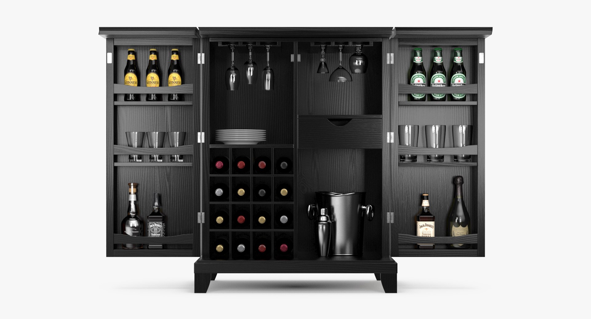 3D Model Mini Bar - TurboSquid 1264702