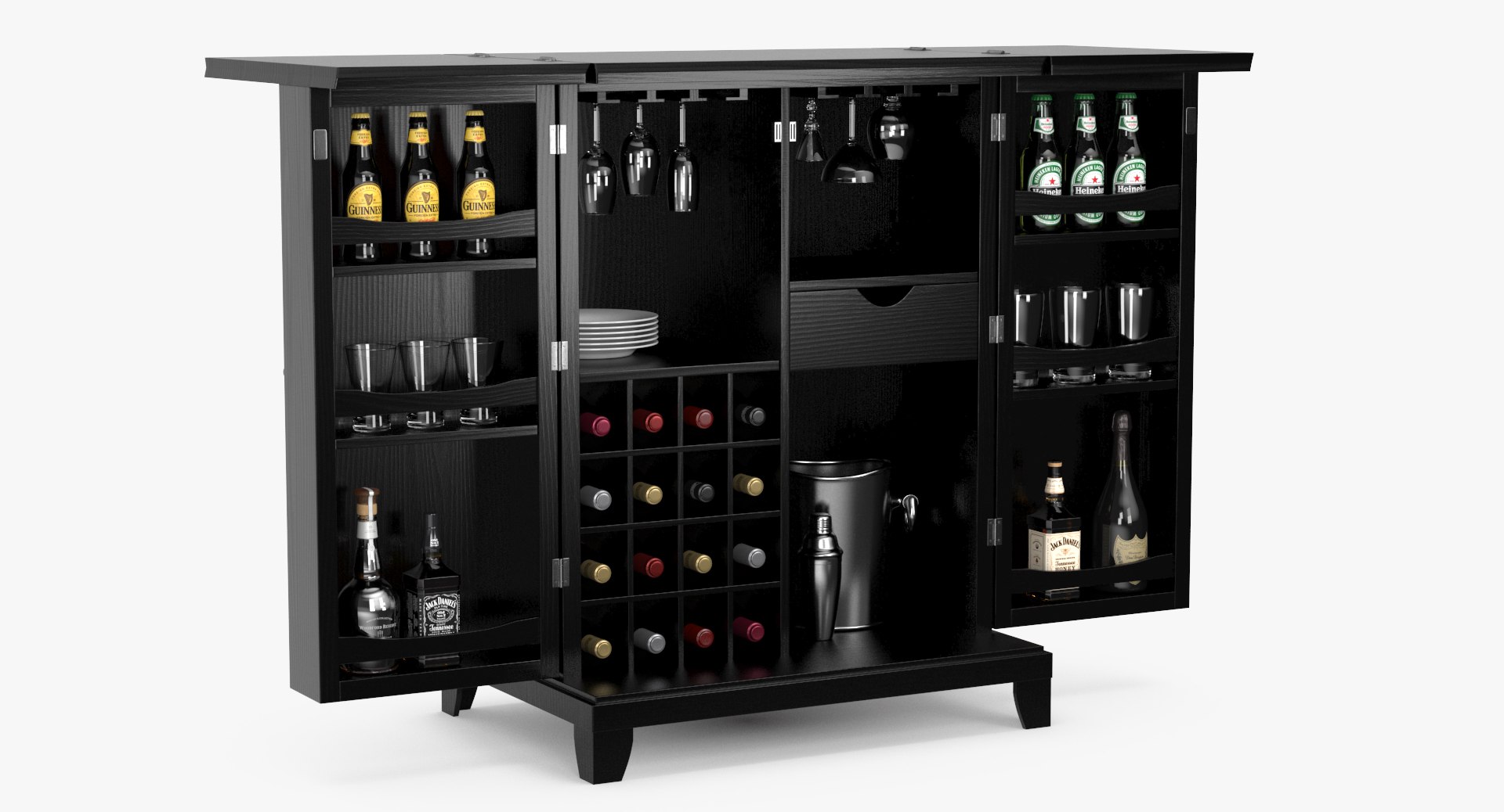 3D Model Mini Bar - TurboSquid 1264702