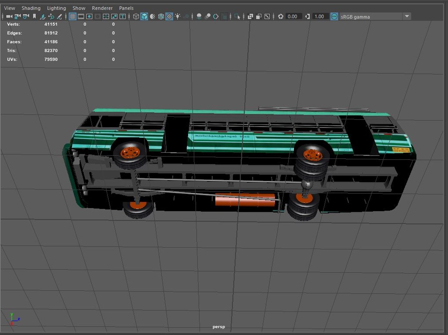 3D Tamil Nadu Bus - TurboSquid 1418581