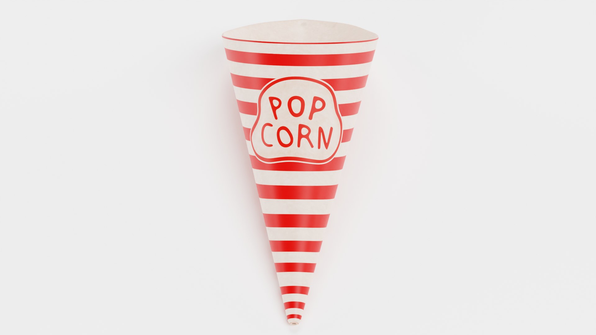 Popcorn Cup 3 3D Model - TurboSquid 2066972
