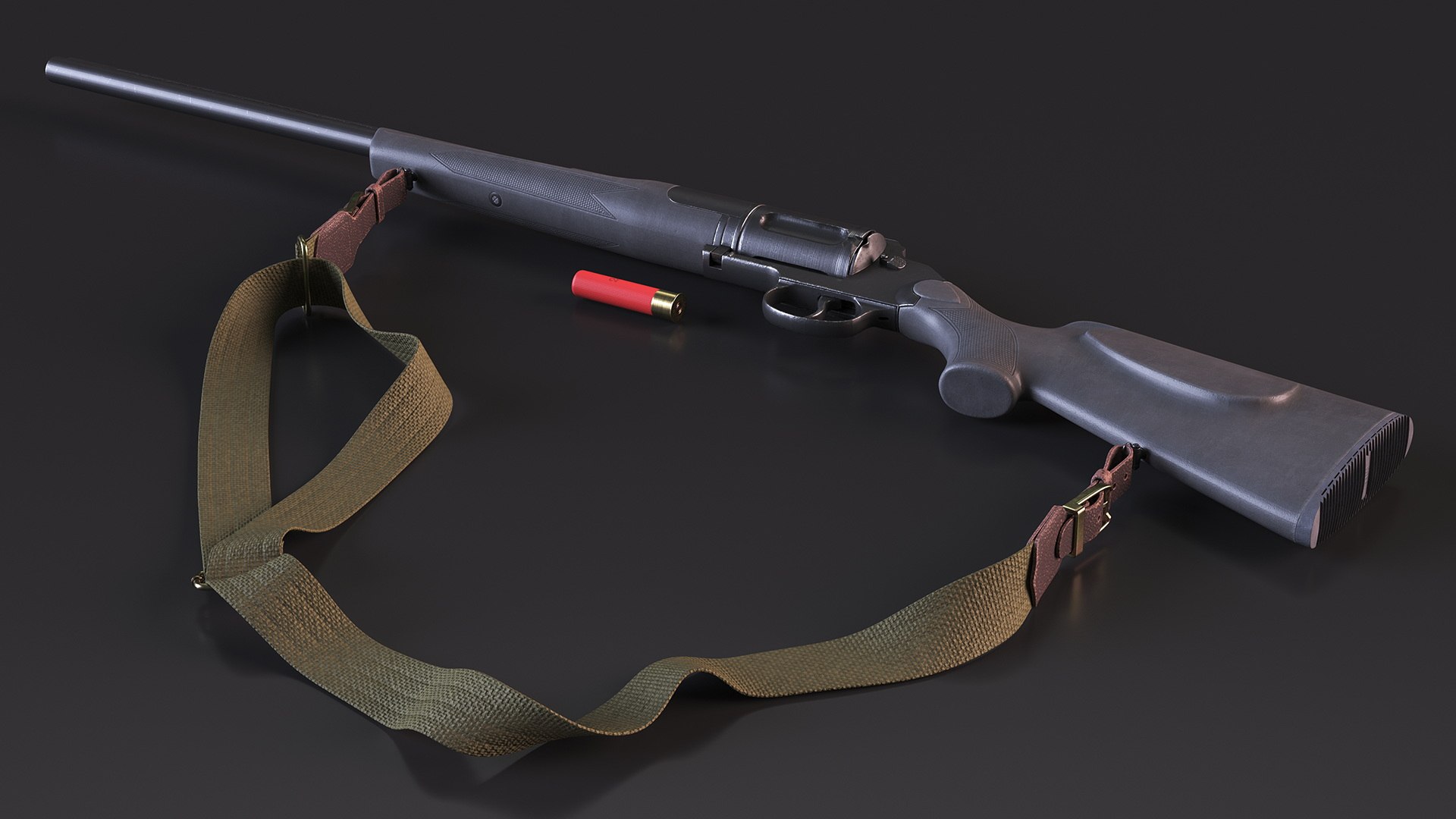 3D Russian Revolving Shotgun MTs255 Polymer Worn Rigged - TurboSquid ...