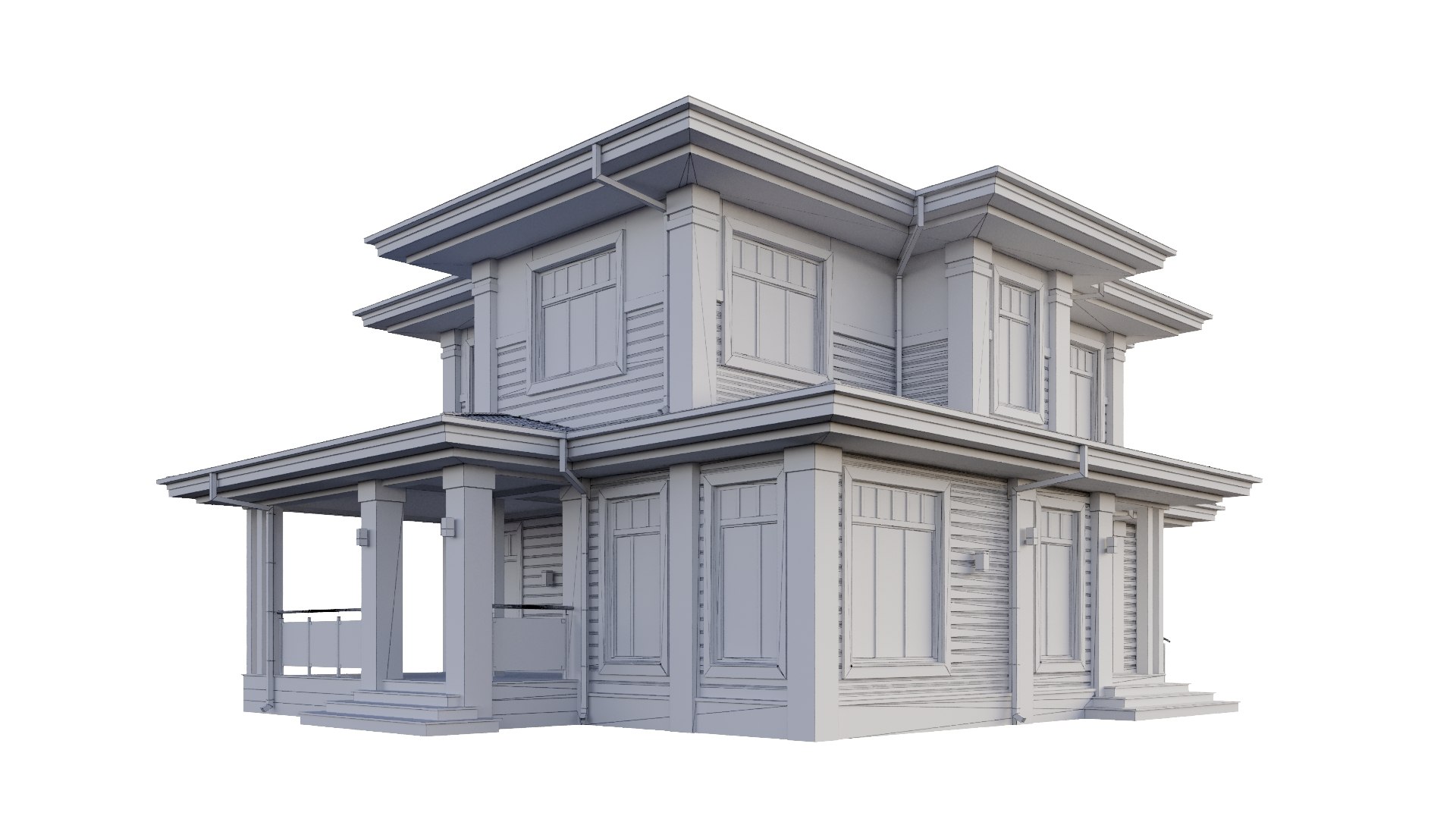 Cottage House 7 3D - TurboSquid 2053166