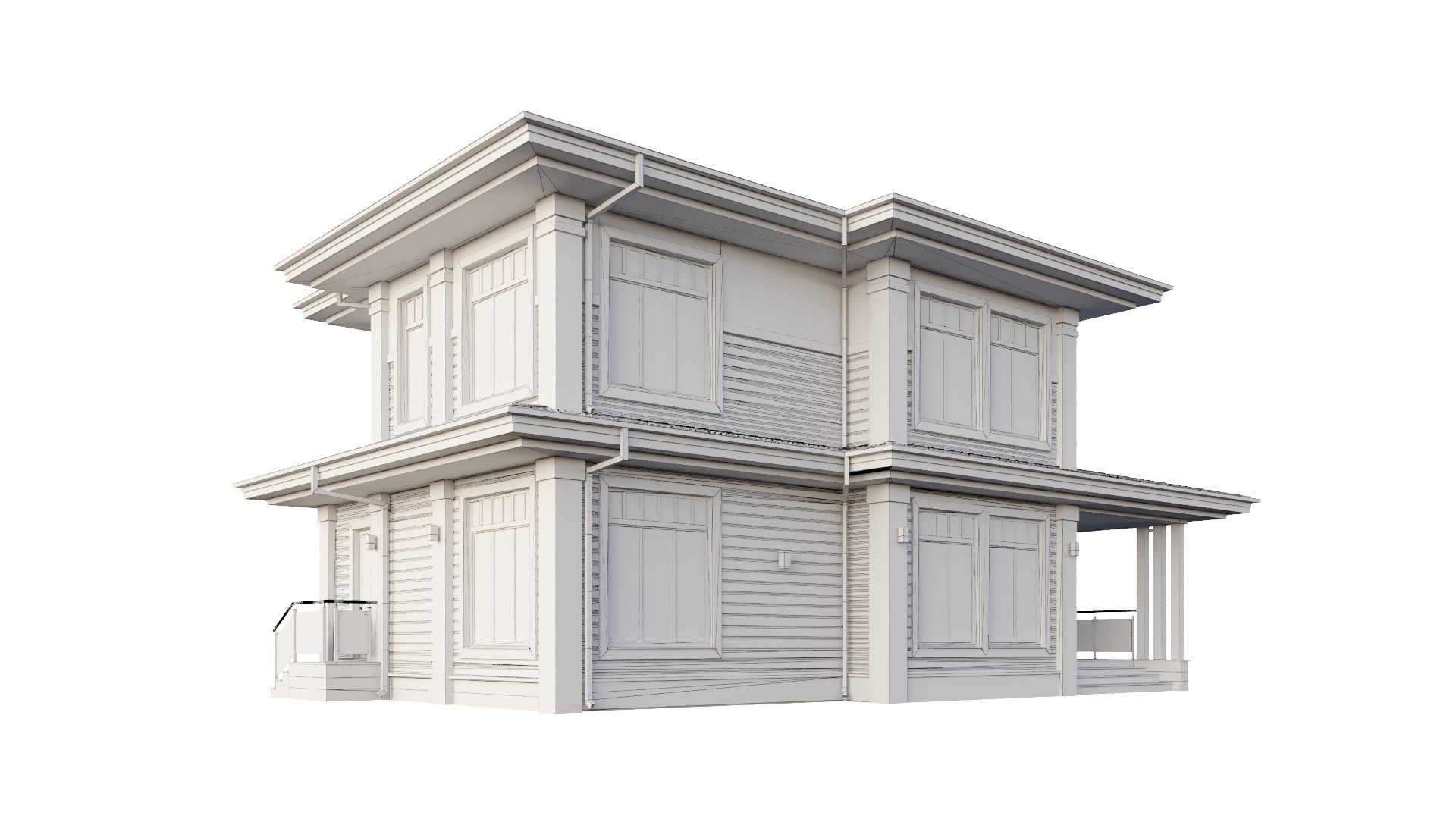 Cottage House 7 3D - TurboSquid 2053166