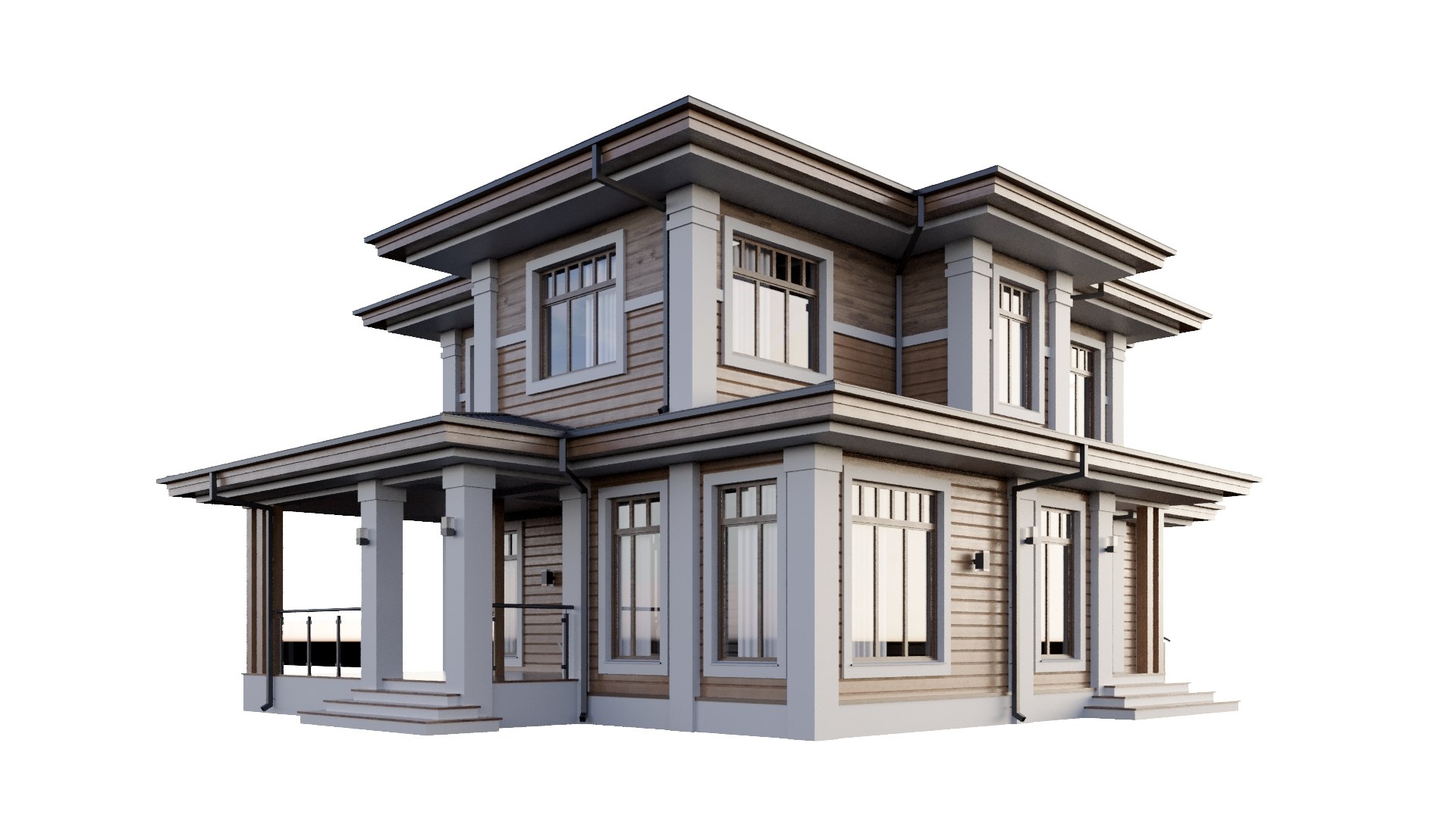 Cottage House 7 3D - TurboSquid 2053166