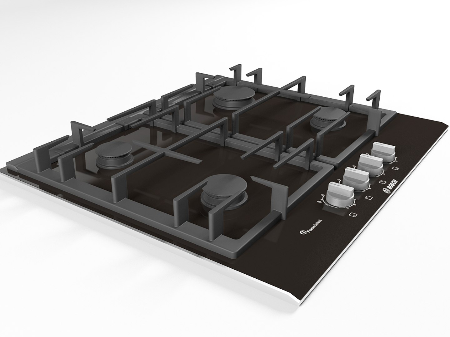 Kitchen Cooktop Model - TurboSquid 1298915