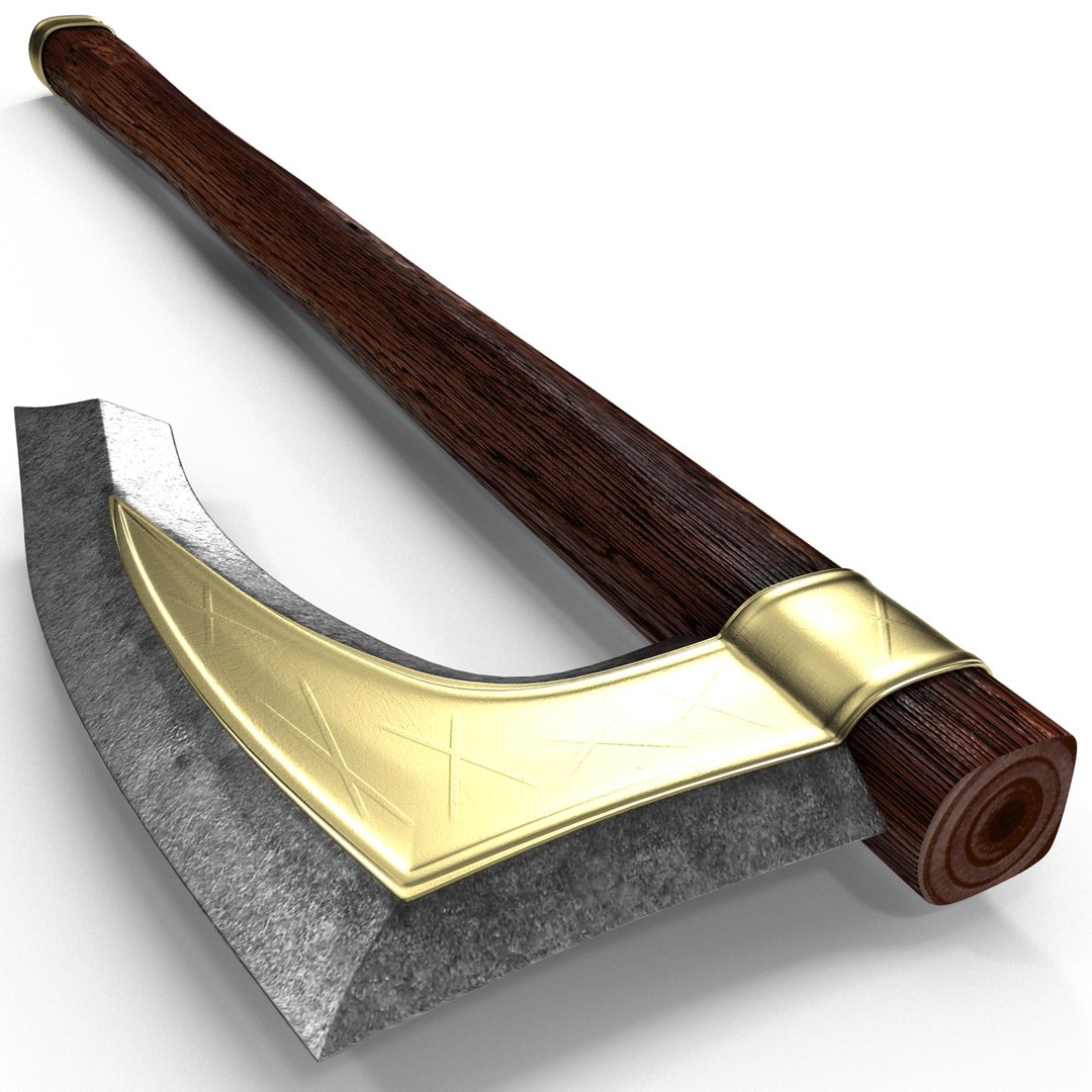 Viking Axe 3d Model