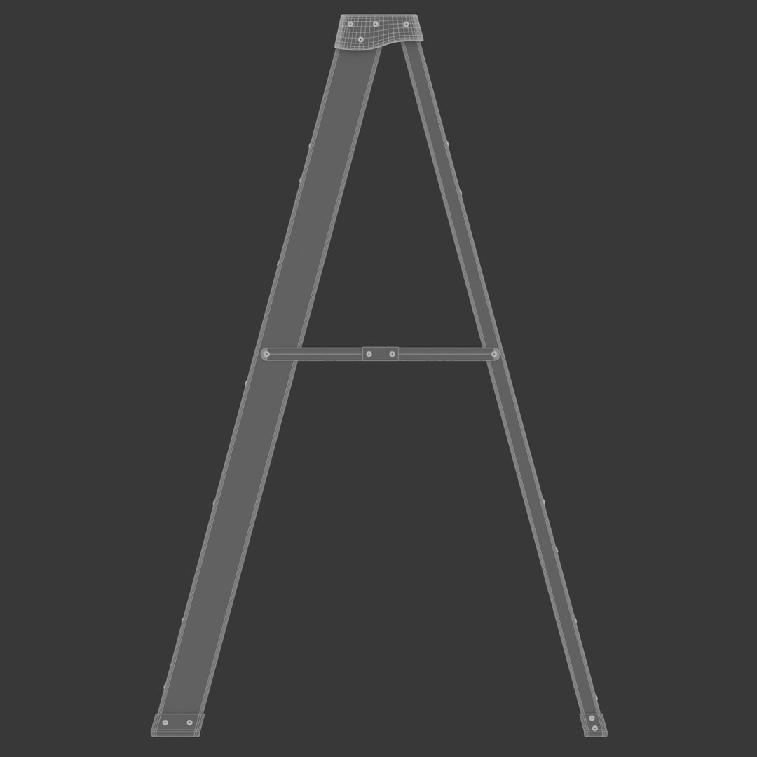 3D Step Ladder Model - TurboSquid 1342868