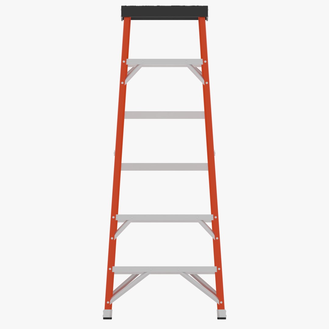 3D Step Ladder Model - TurboSquid 1342868