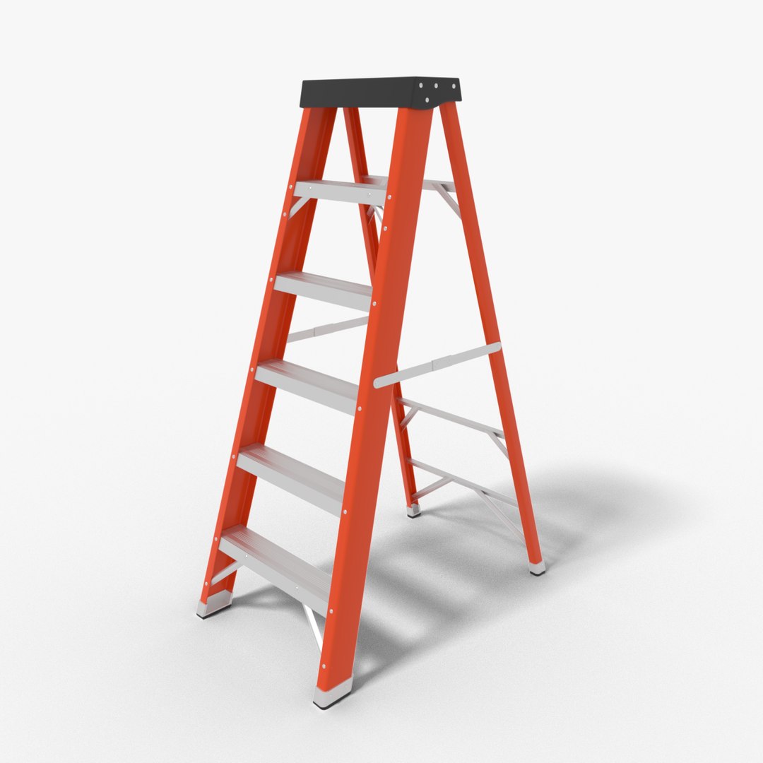 3D step ladder model - TurboSquid 1342868