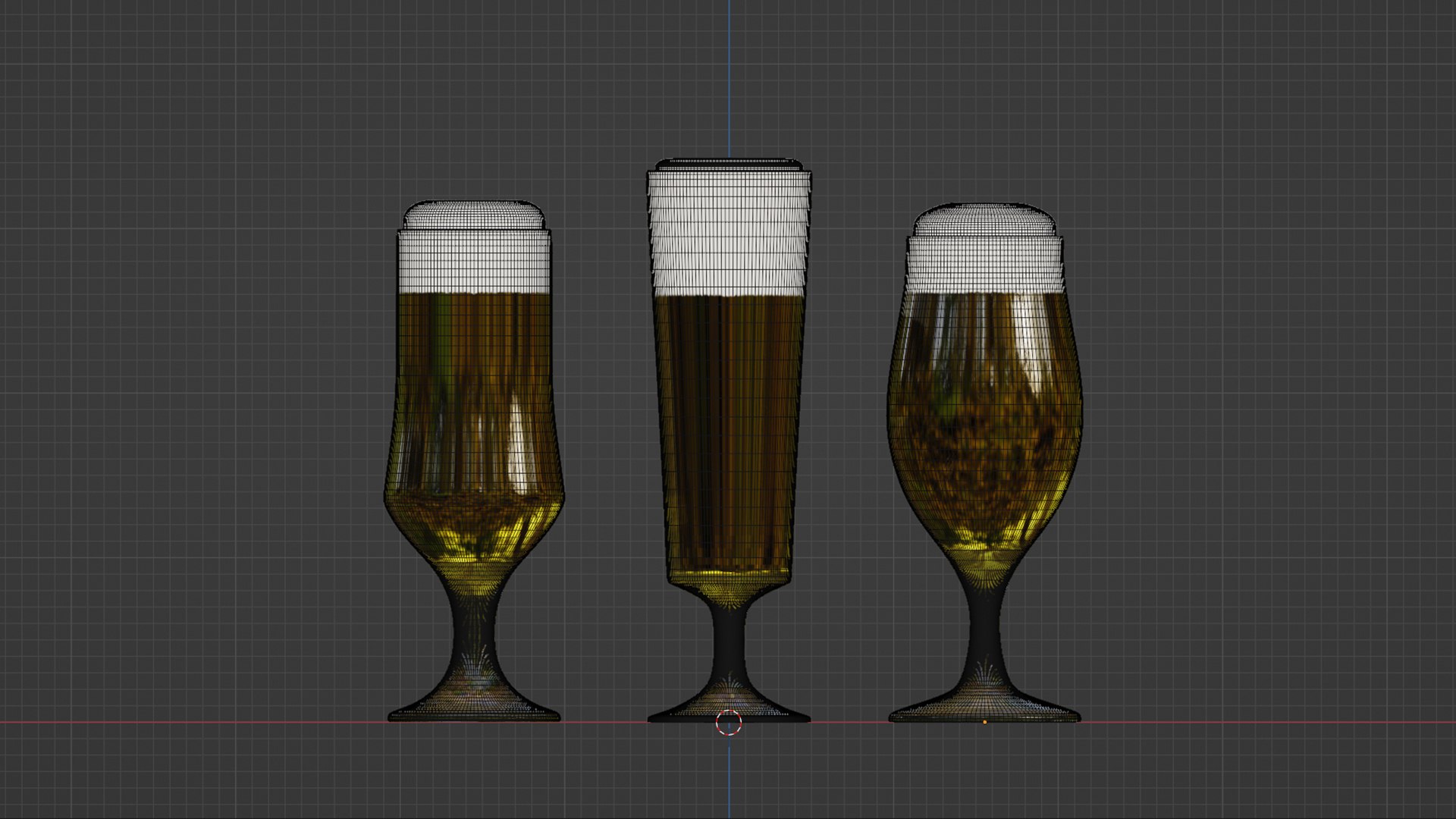 Beer Glass Vol 3 3D Model - TurboSquid 2052151