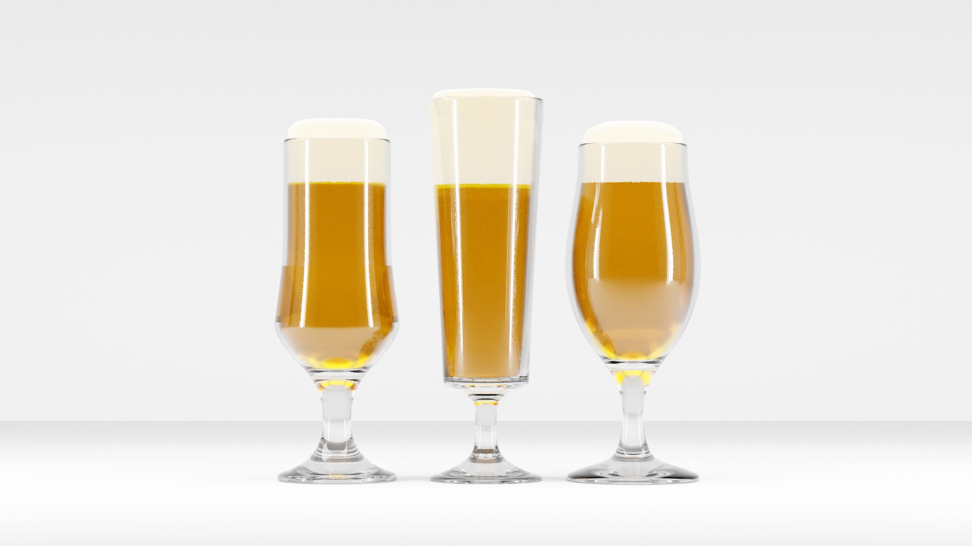 Beer Glass Vol 3 3D Model - TurboSquid 2052151