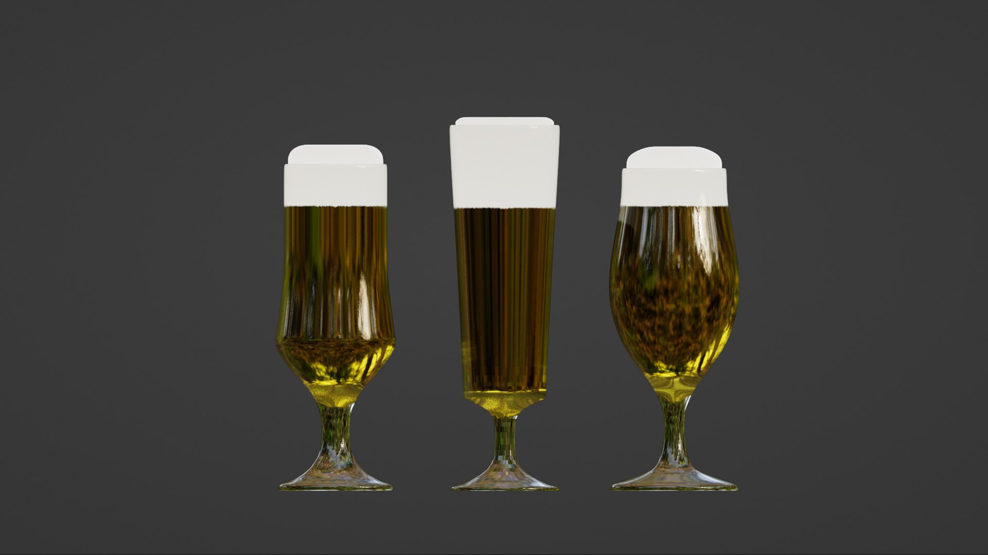 Beer Glass Vol 3 3D Model - TurboSquid 2052151