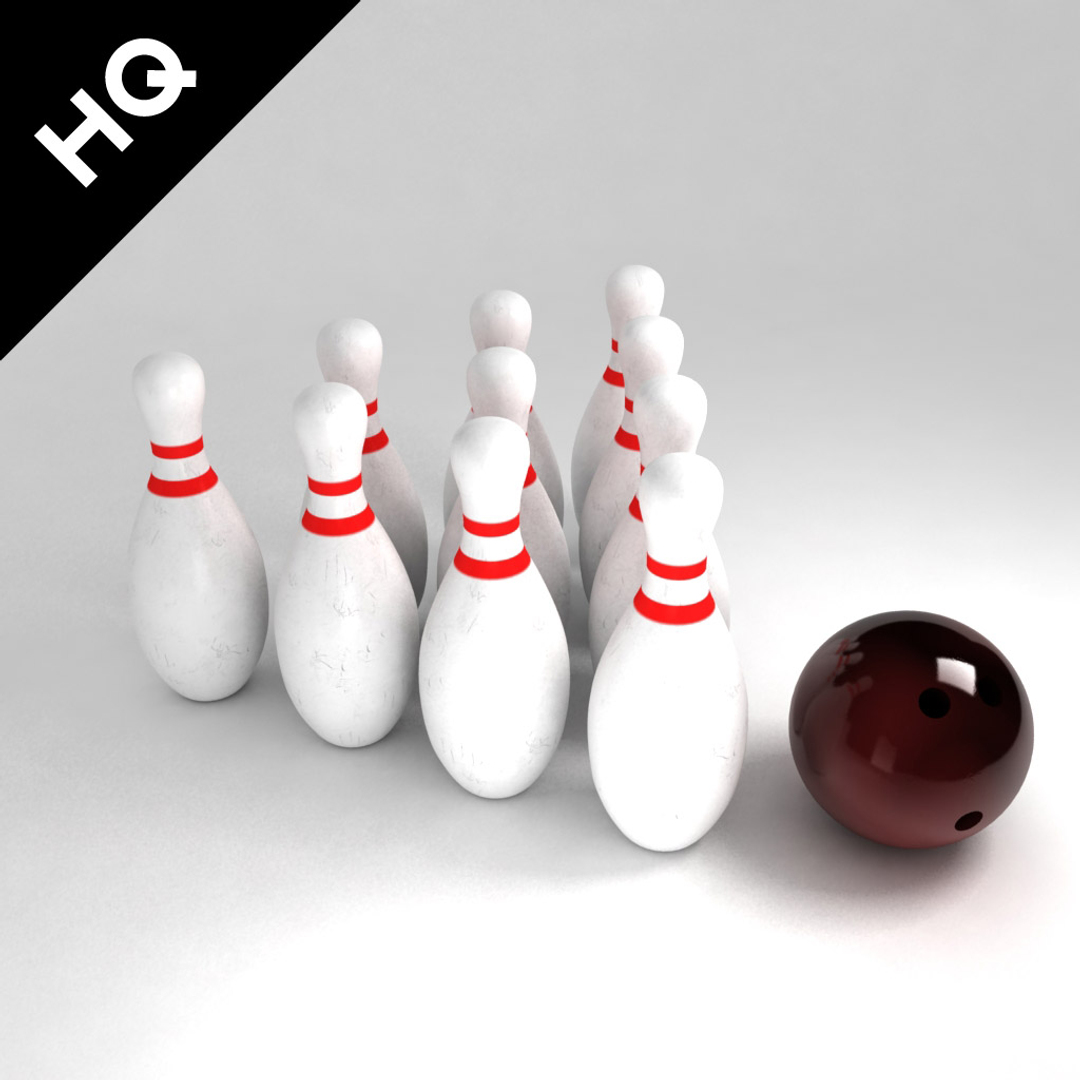 3d bowling set