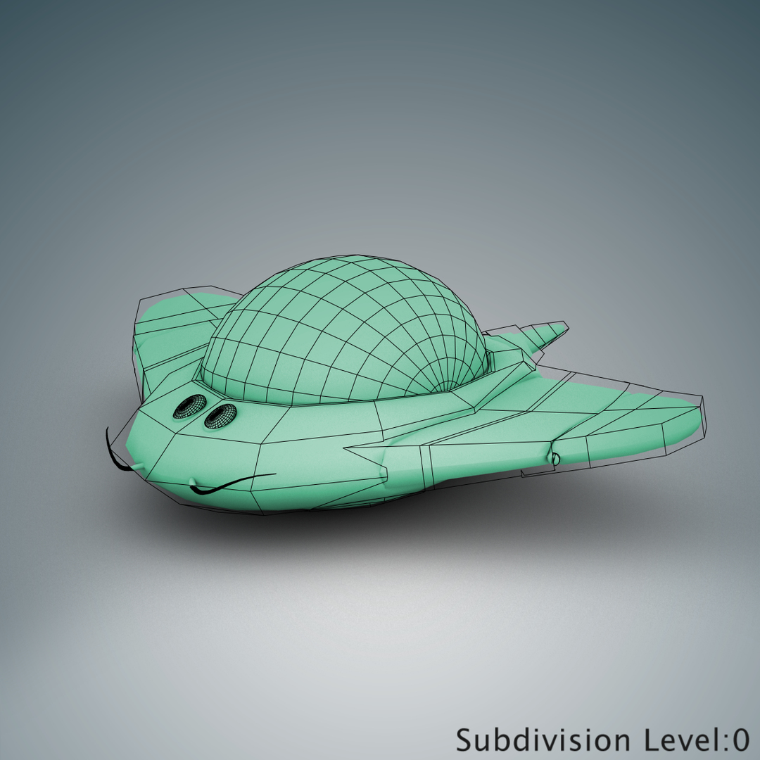 3d Tolo Toy Ufo Model