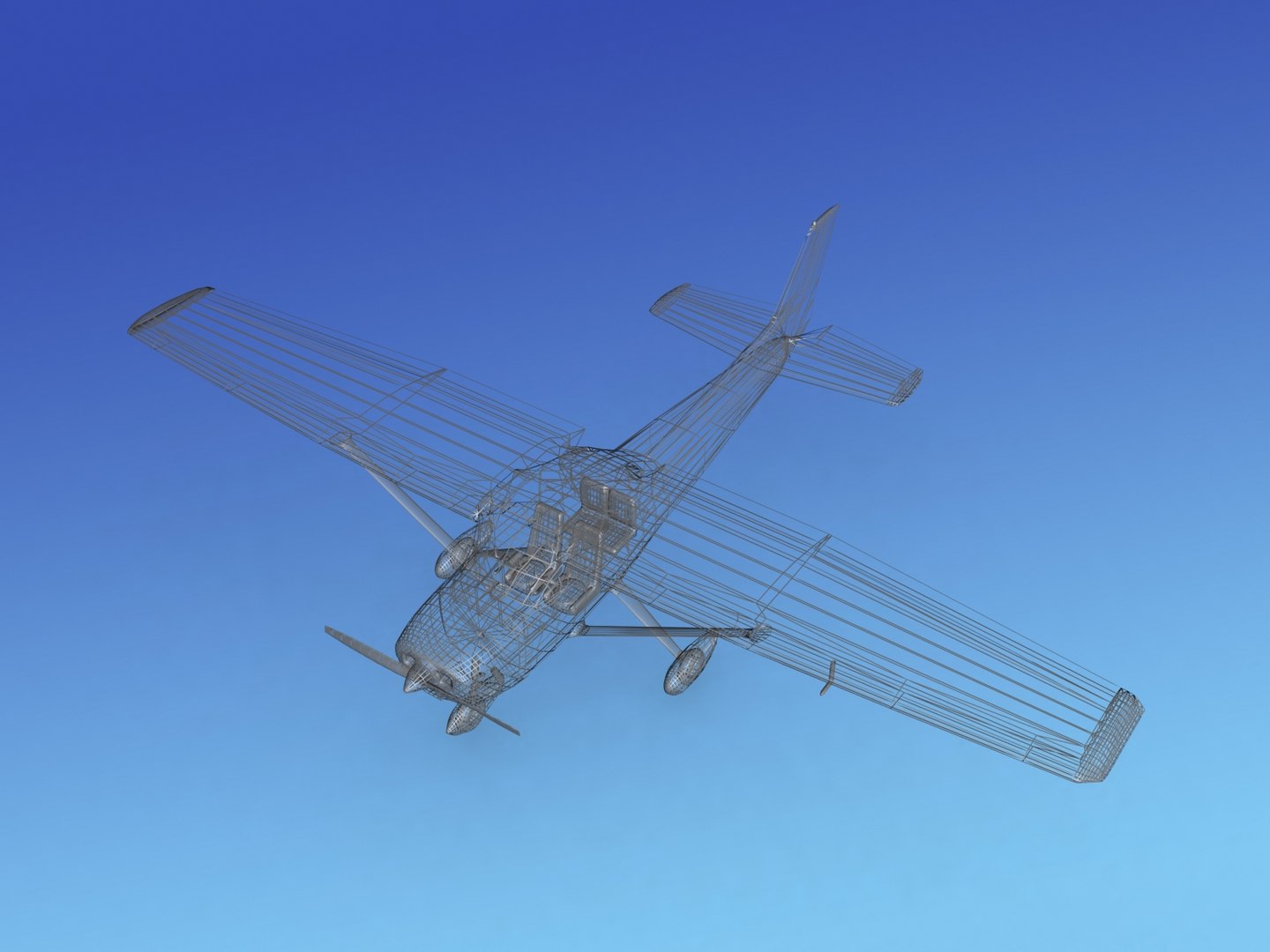 Propeller Cessna 152 3d Model