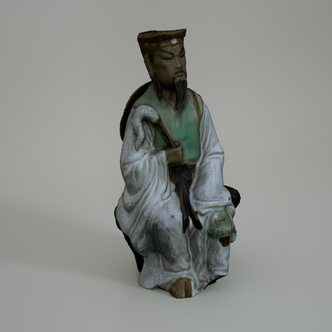 3d Model Japan Statue Scan