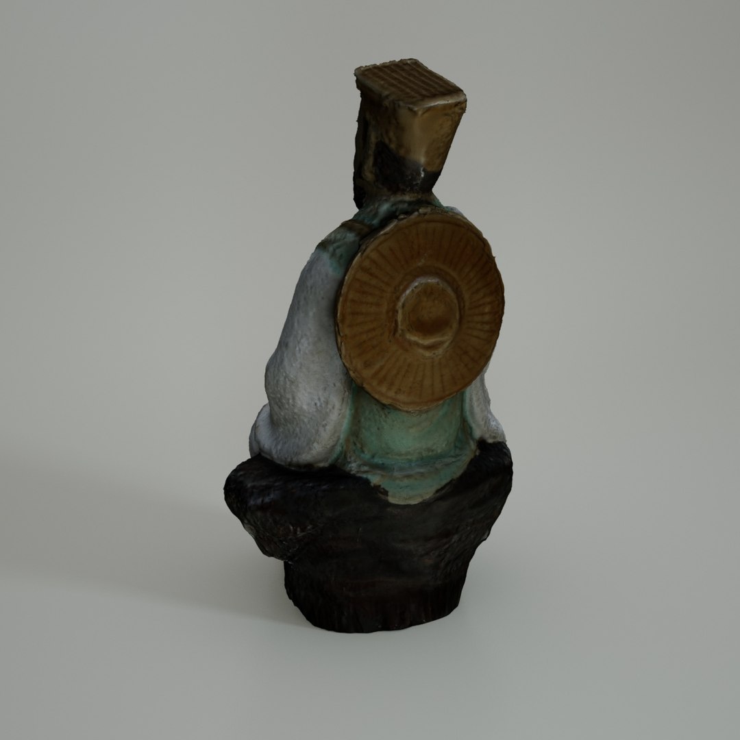 3d Model Japan Statue Scan