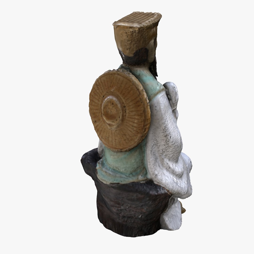 3d Model Japan Statue Scan