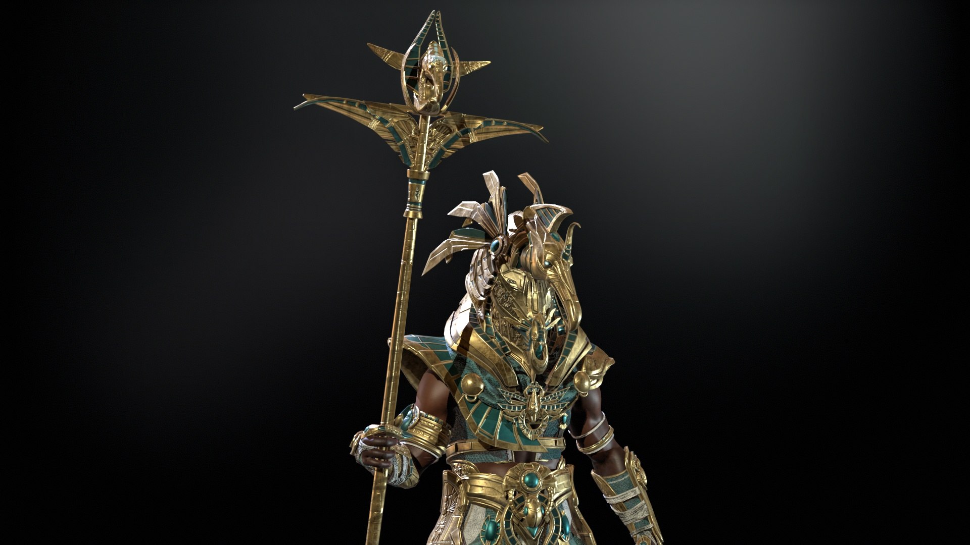 Egyptian Gods Tot 3D Model - TurboSquid 2266604