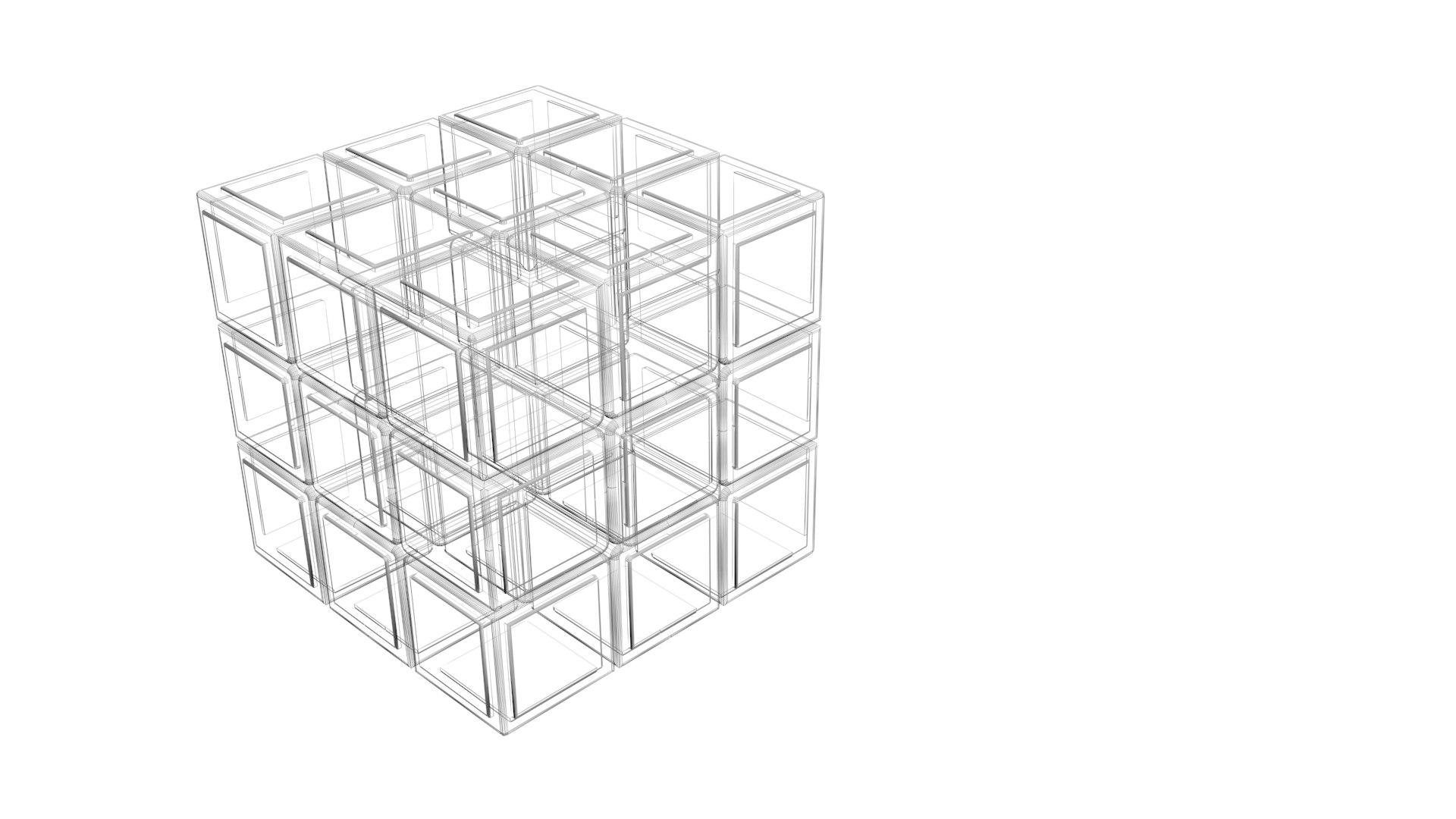 3D Led Rubik S Cube Model - TurboSquid 1705489