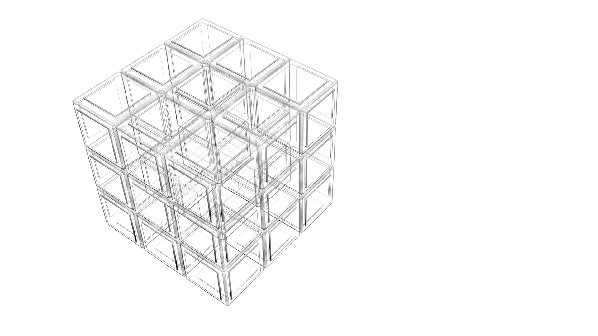 3D Led Rubik S Cube Model - TurboSquid 1705489