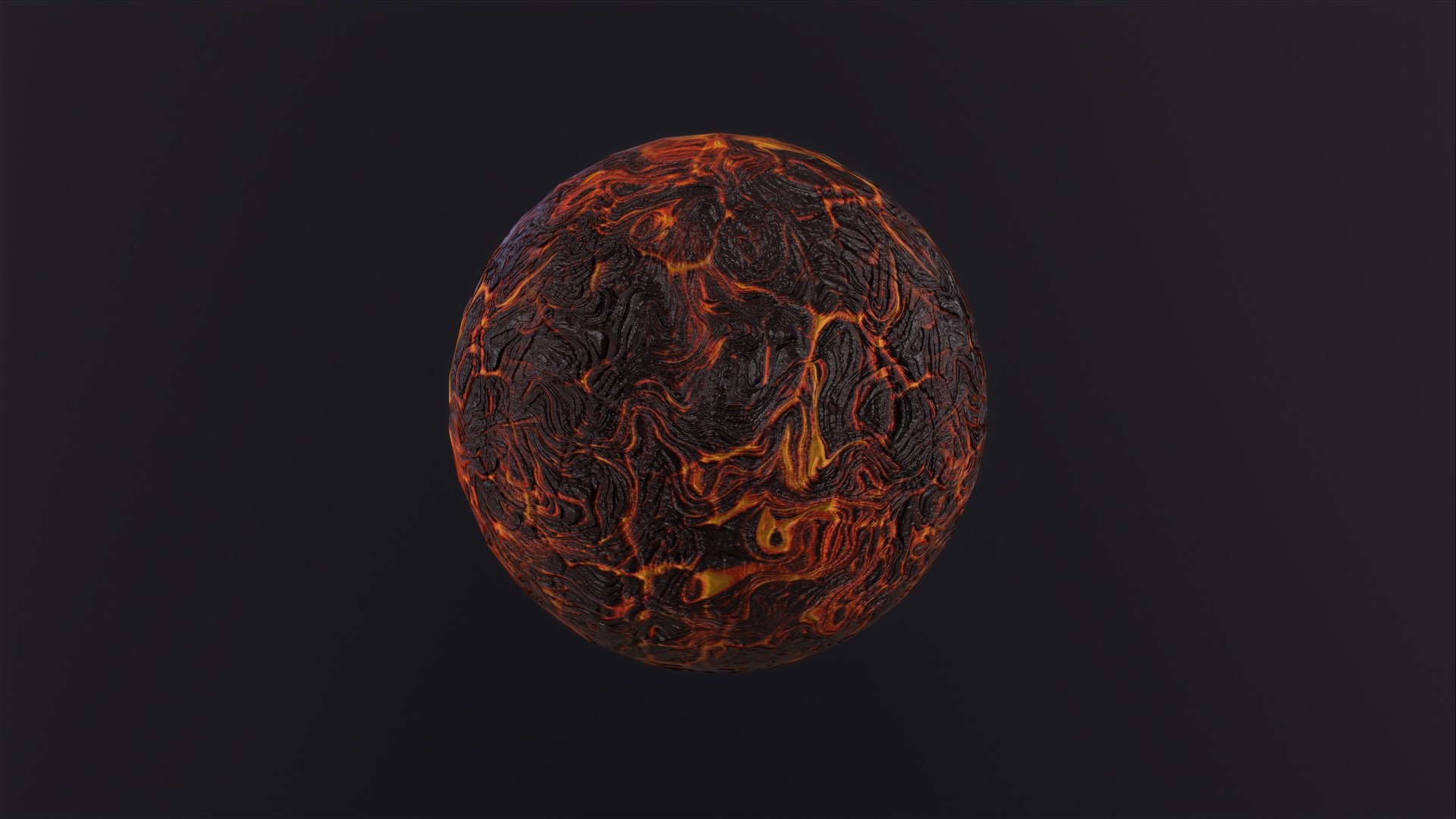 3D Lava Planet - TurboSquid 2120519