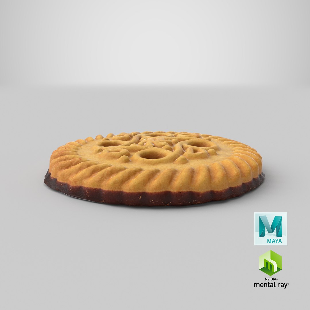 3D Christmas Chocolate Biscuit 07 - TurboSquid 1851949