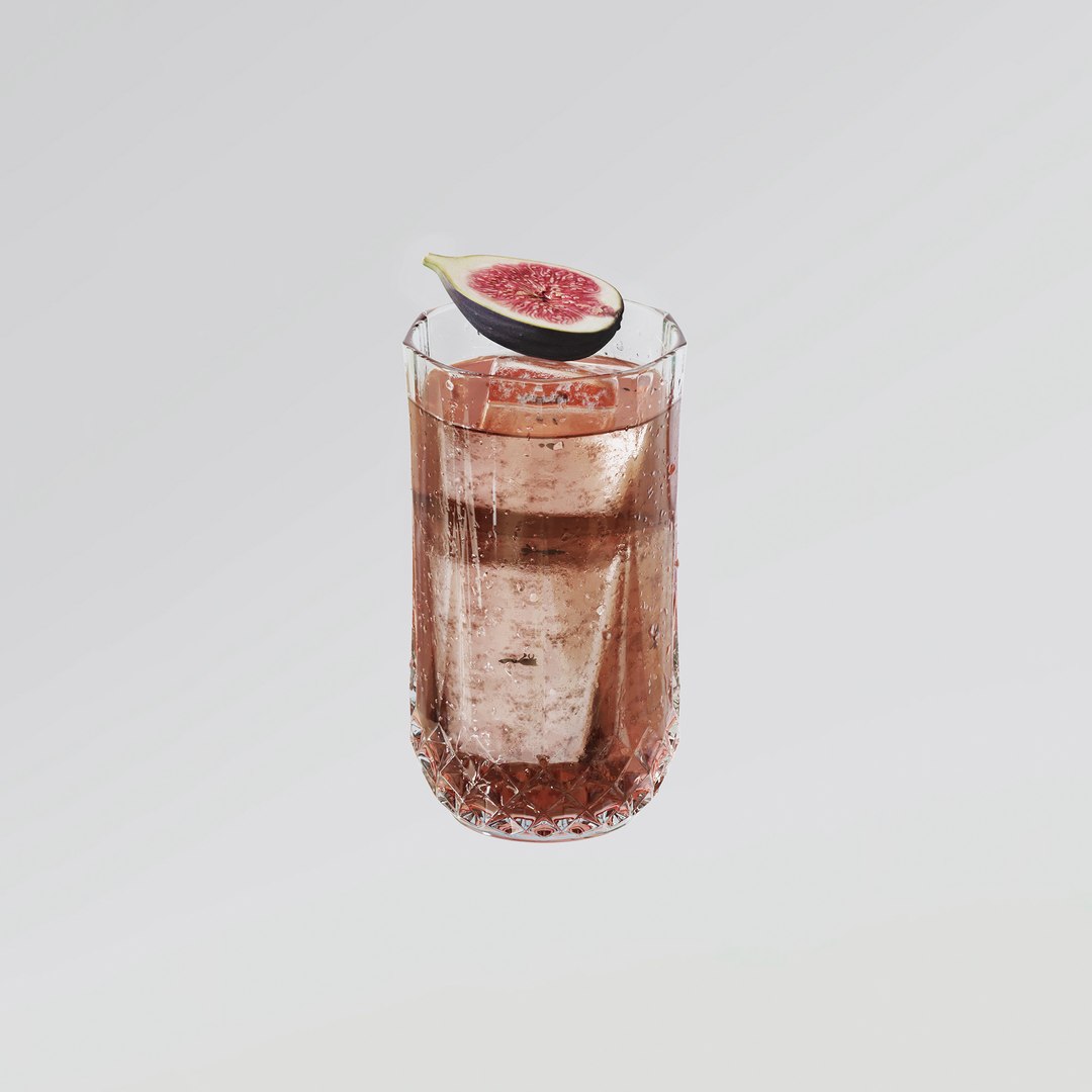 3D Cocktail Fig Sidecar model - TurboSquid 1906830