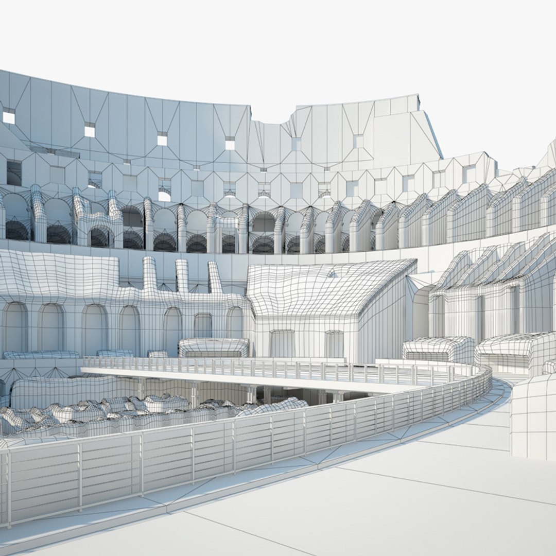 Colosseum Arena Architecture 3D Model - TurboSquid 1700621