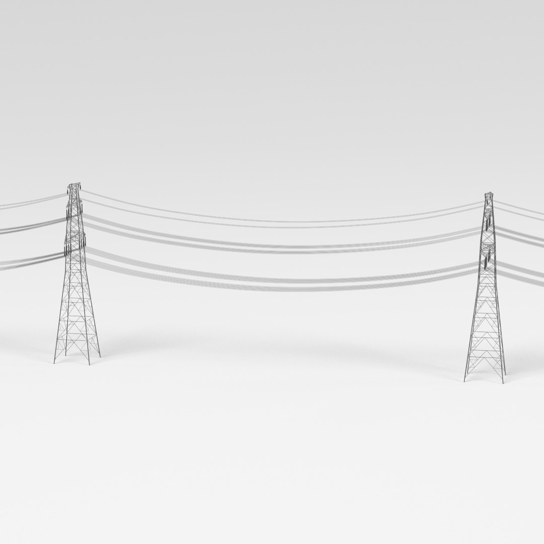 3d Electric Line