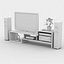 3d C4d Home Entertainment Set
