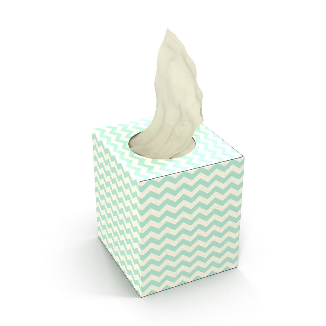 3D Tissue Box Model - TurboSquid 1189361