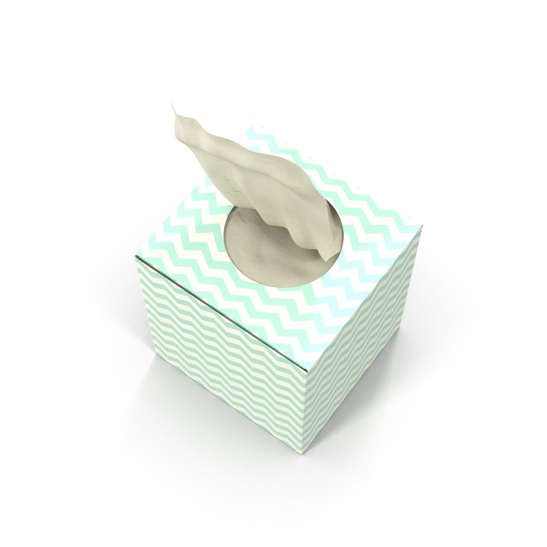 3D Tissue Box Model - TurboSquid 1189361