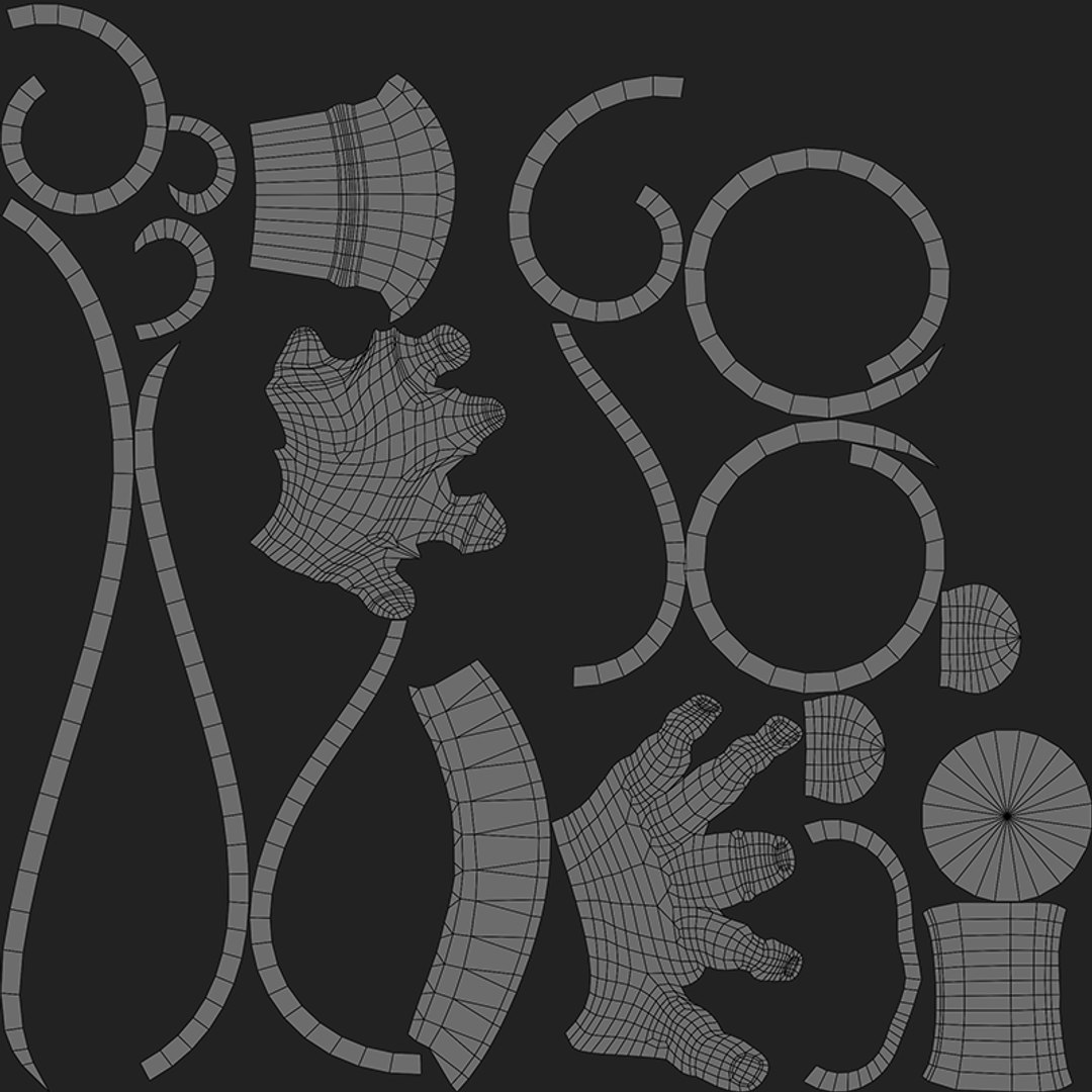 3D Middle Finger Mace - TurboSquid 2104715