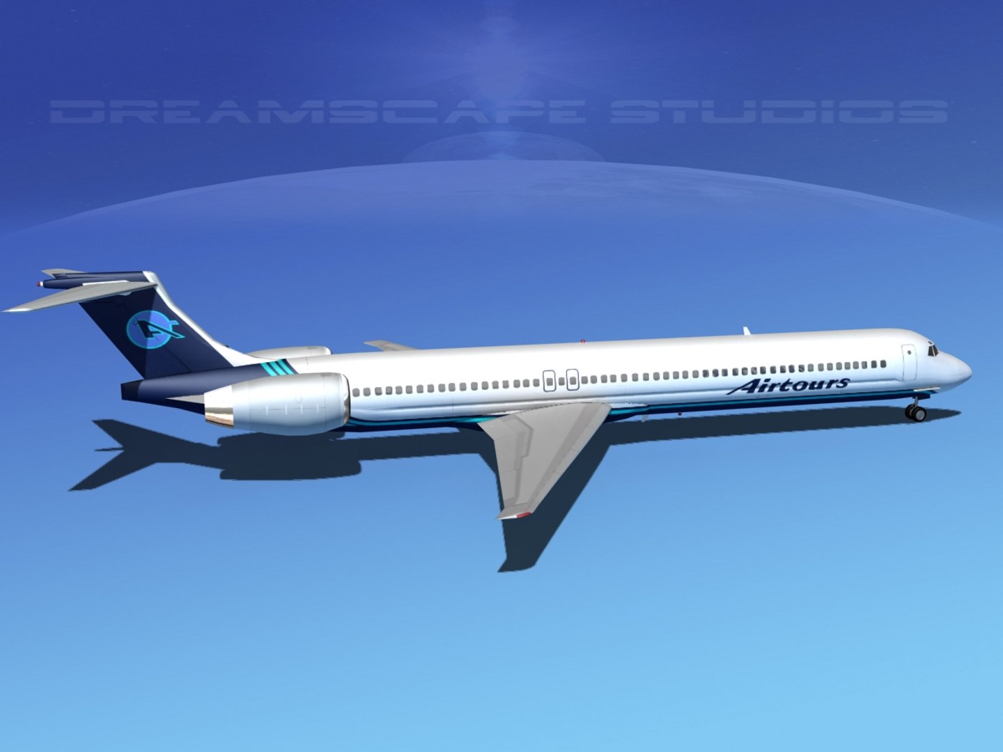 mcdonnell douglas md-80 3d model