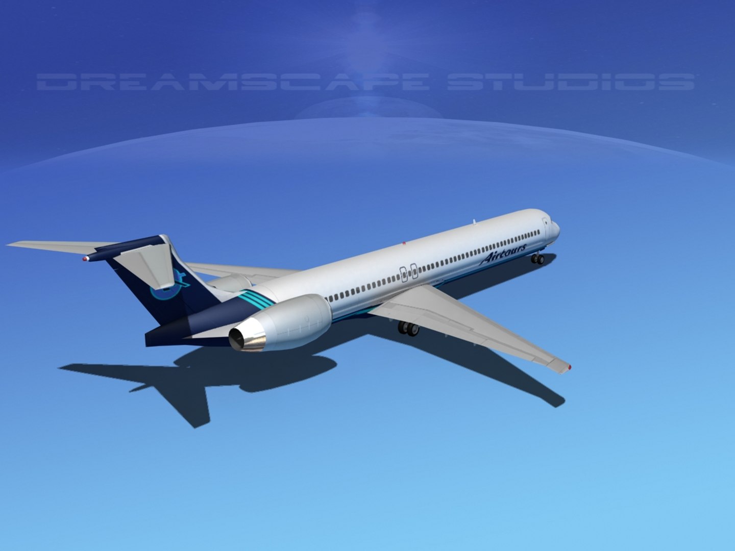 mcdonnell douglas md-80 3d model