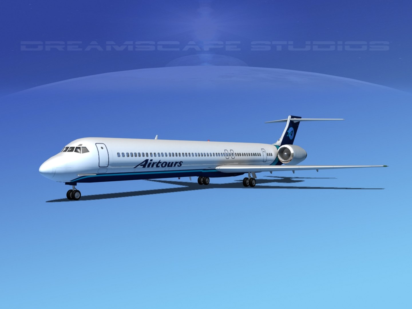 mcdonnell douglas md-80 3d model