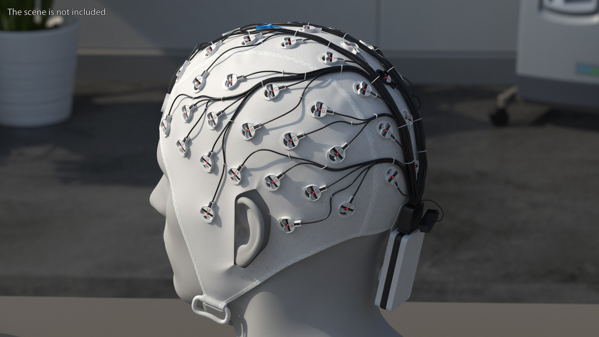 3D Electroencephalography EEG Equipment Collection - TurboSquid 2299286