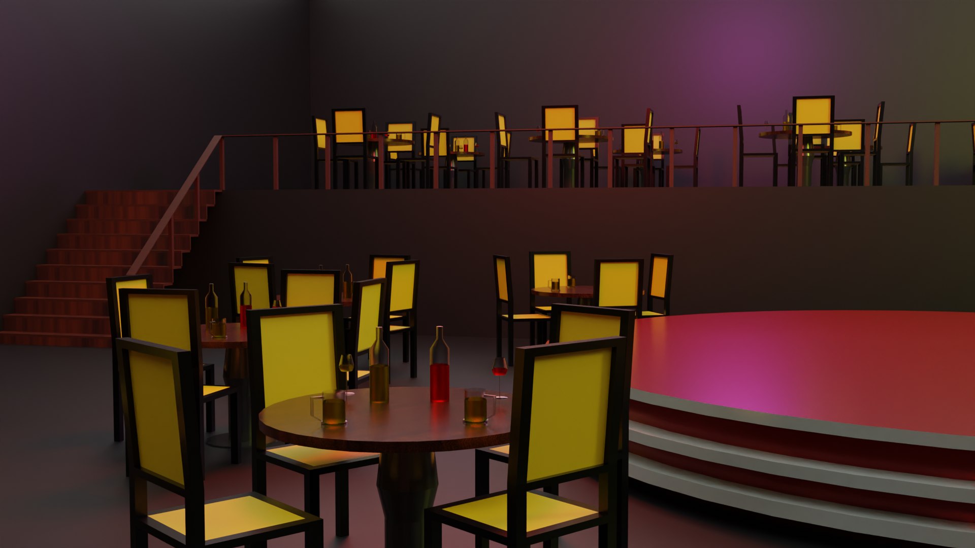 3D Night Club - TurboSquid 1924121