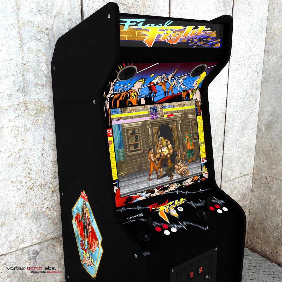 3d Model Classical Arcade Final Fight