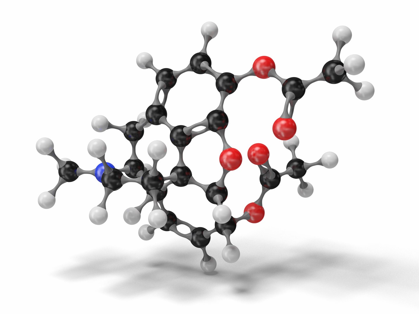 3D model heroin c21h23no5 modeled - TurboSquid 1553638