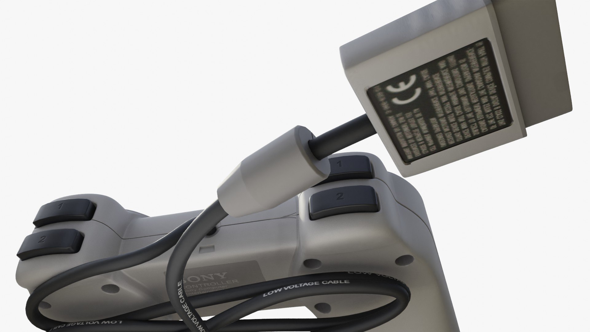 Sony Playstation One Controller 3D Model - TurboSquid 1932428