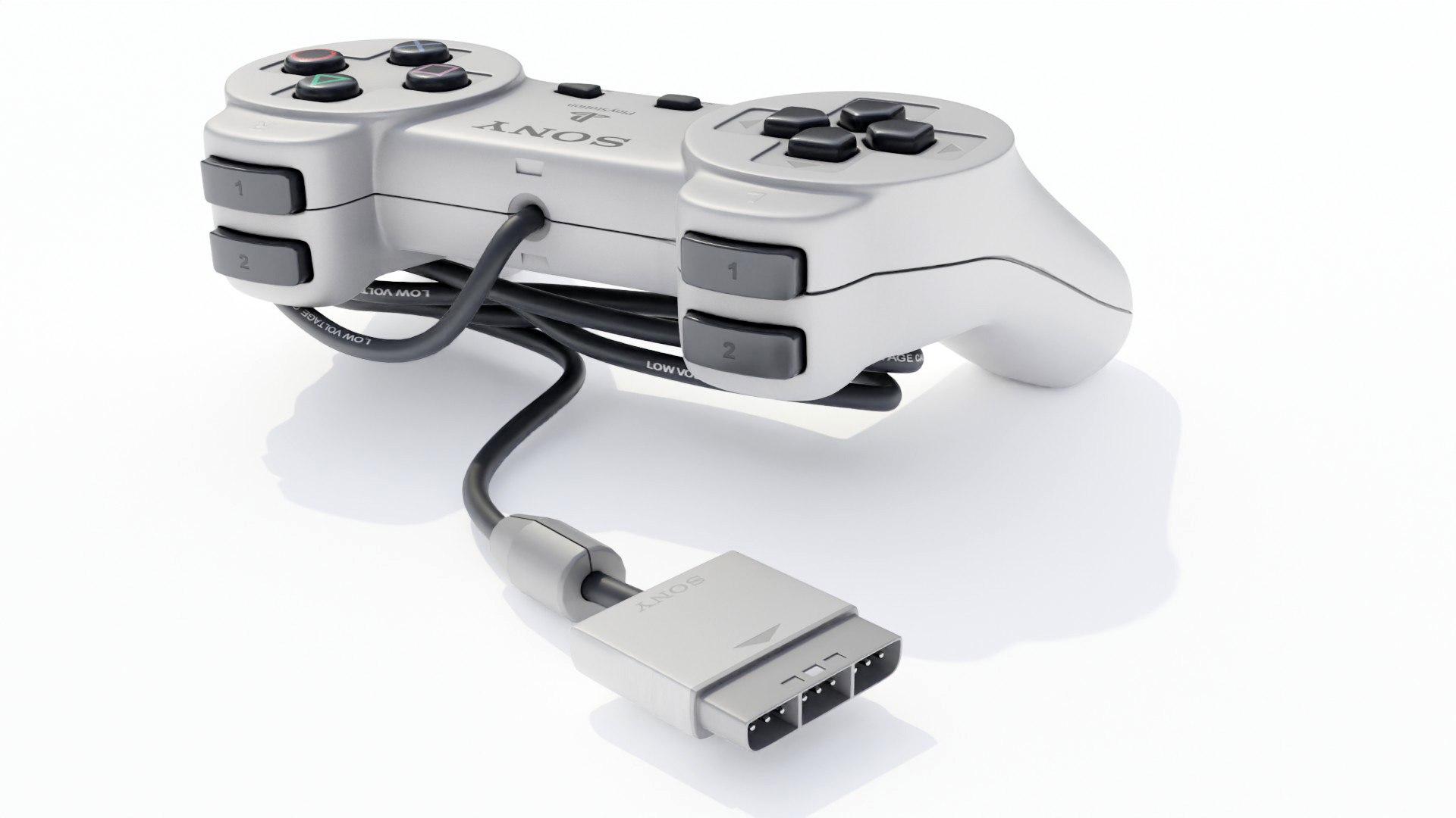 Sony Playstation One Controller 3D Model - TurboSquid 1932428