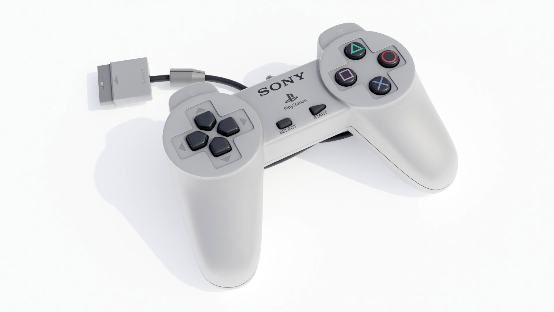 Sony Playstation One Controller 3D Model - TurboSquid 1932428