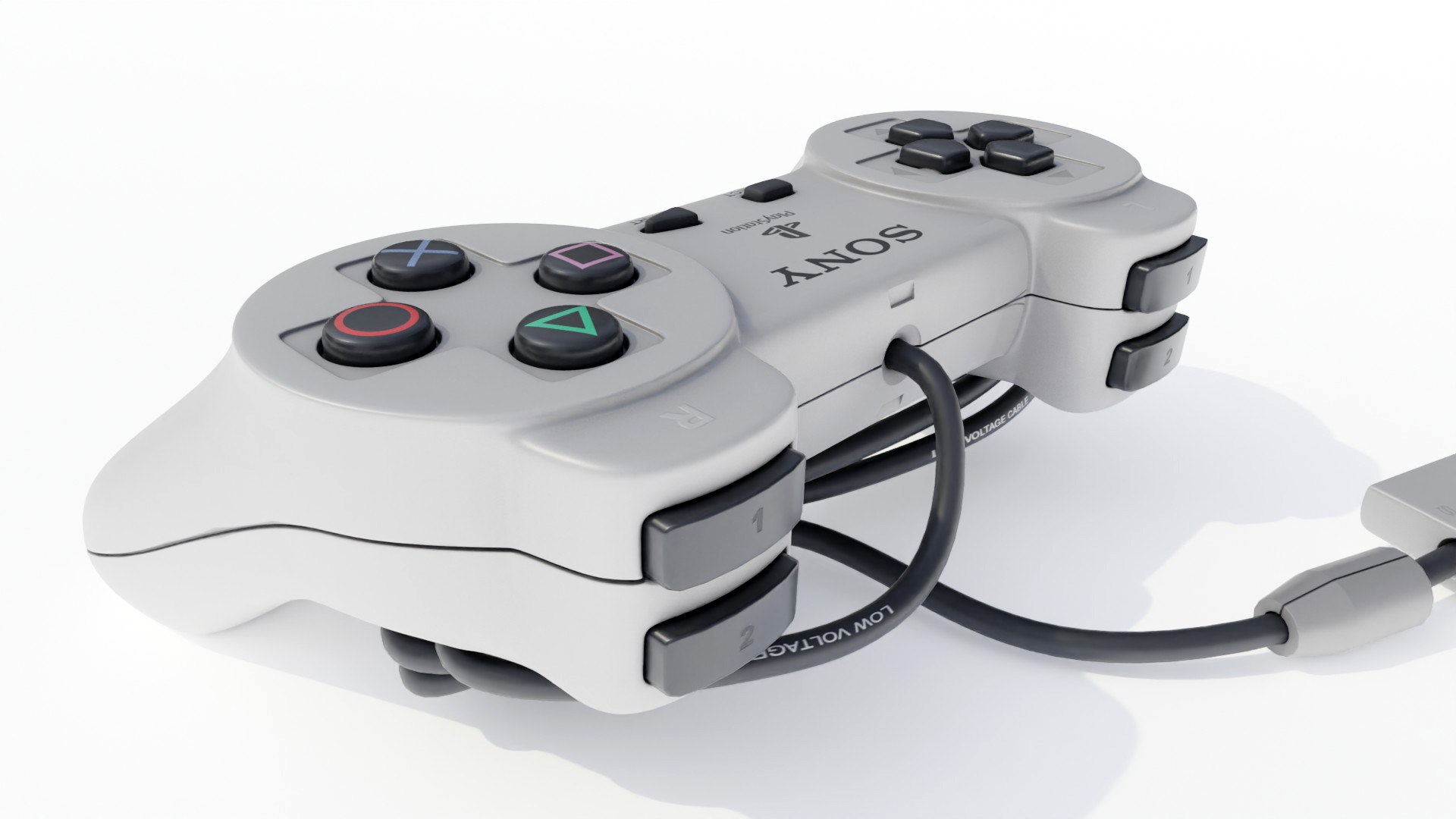 Sony Playstation One Controller 3D Model - TurboSquid 1932428