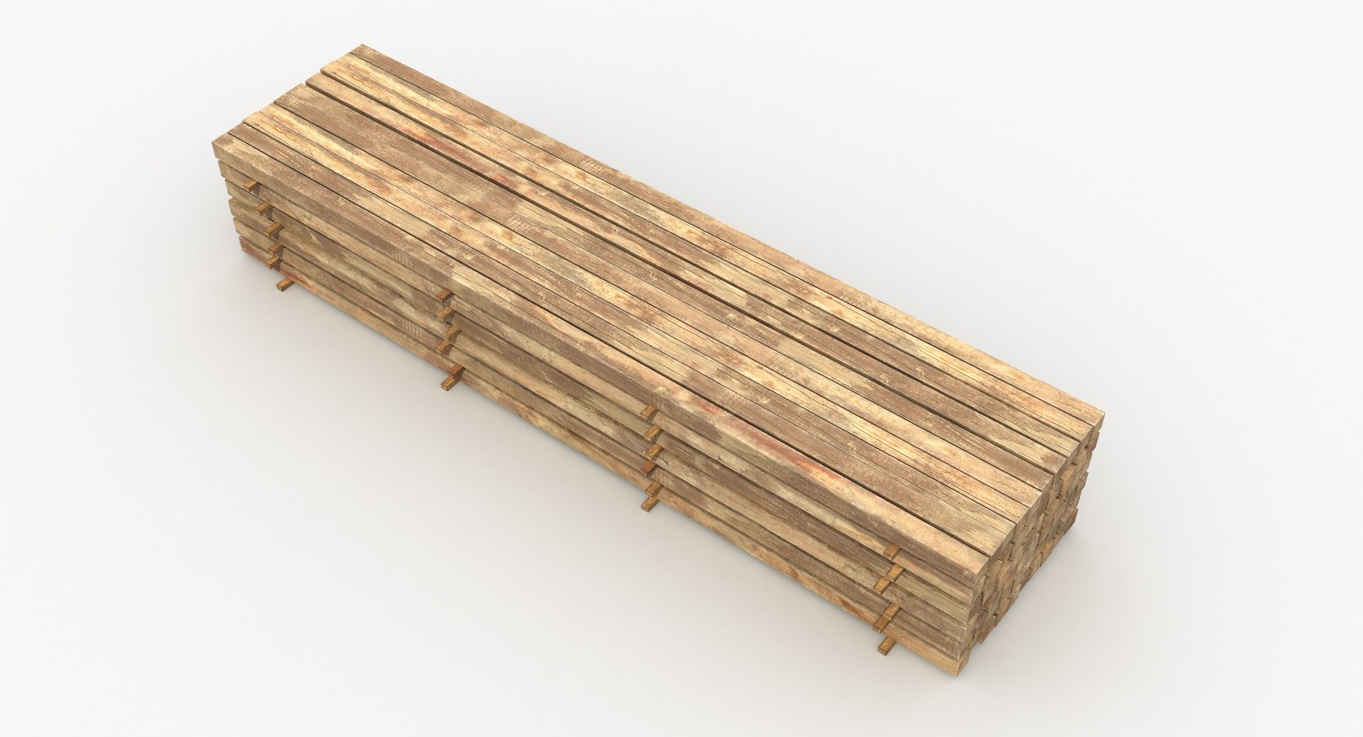 3D Beam Stack Model - TurboSquid 1333664