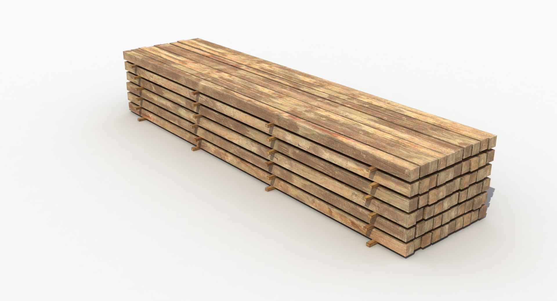 3D Beam Stack Model - TurboSquid 1333664