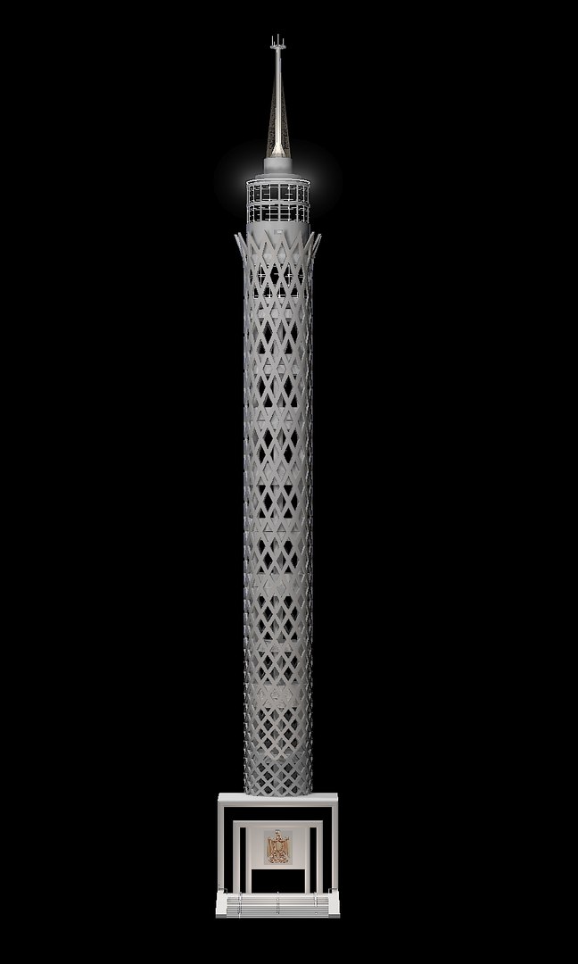 Cairo Tower 3D Model - TurboSquid 1649916
