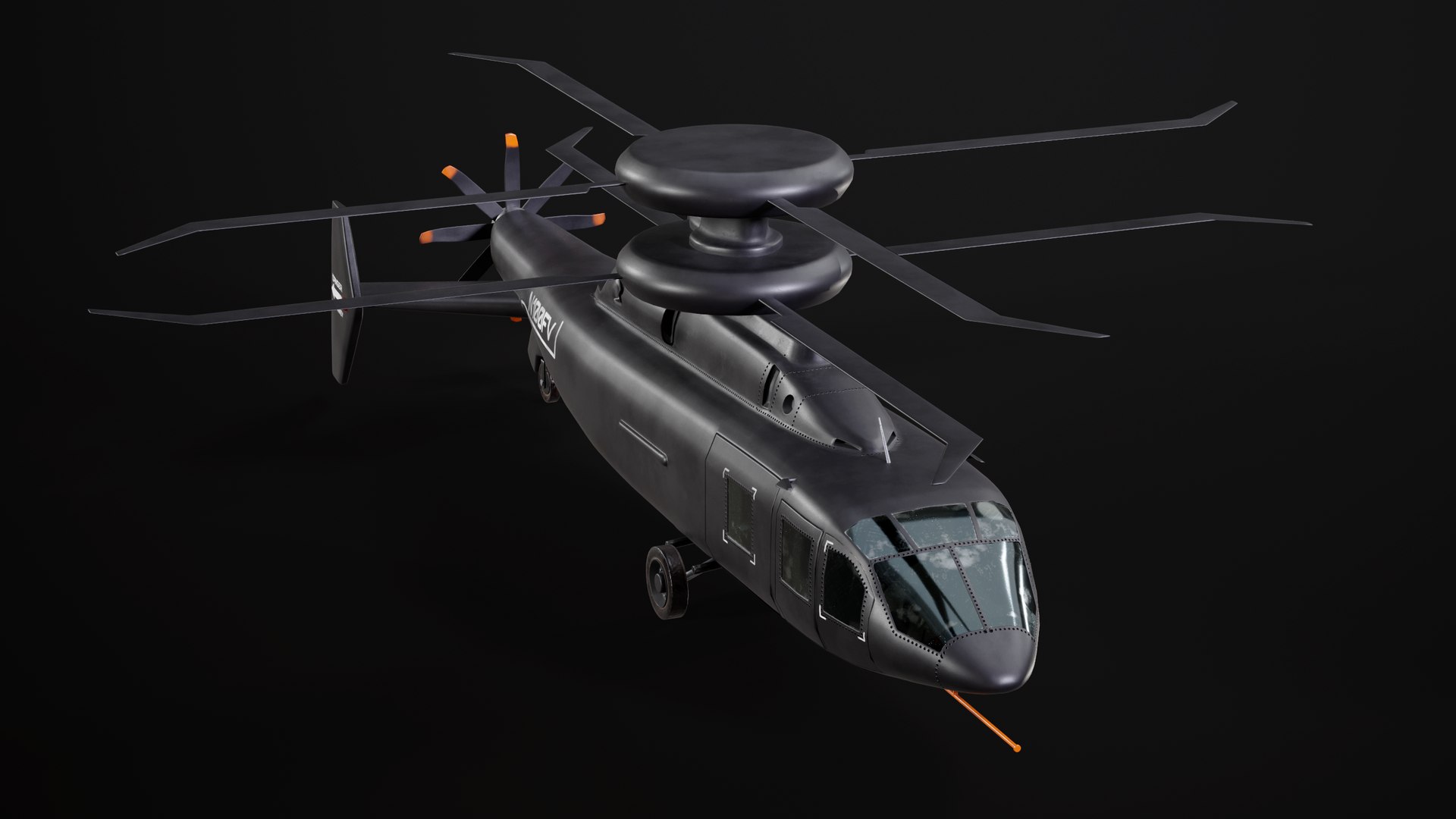 Sikorsky-Boeing SB-1 Defiant Helicopter 3D - TurboSquid 1800921