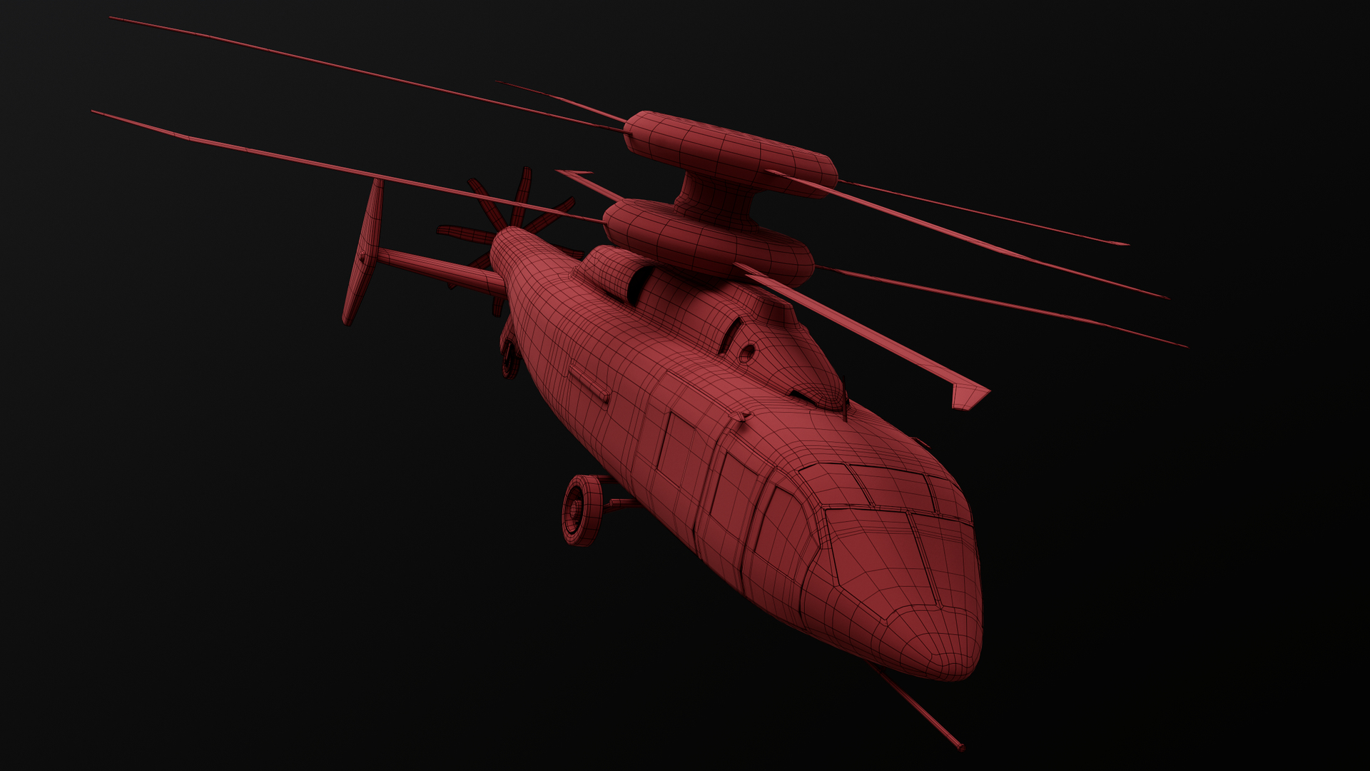 Sikorsky-Boeing SB-1 Defiant Helicopter 3D - TurboSquid 1800921